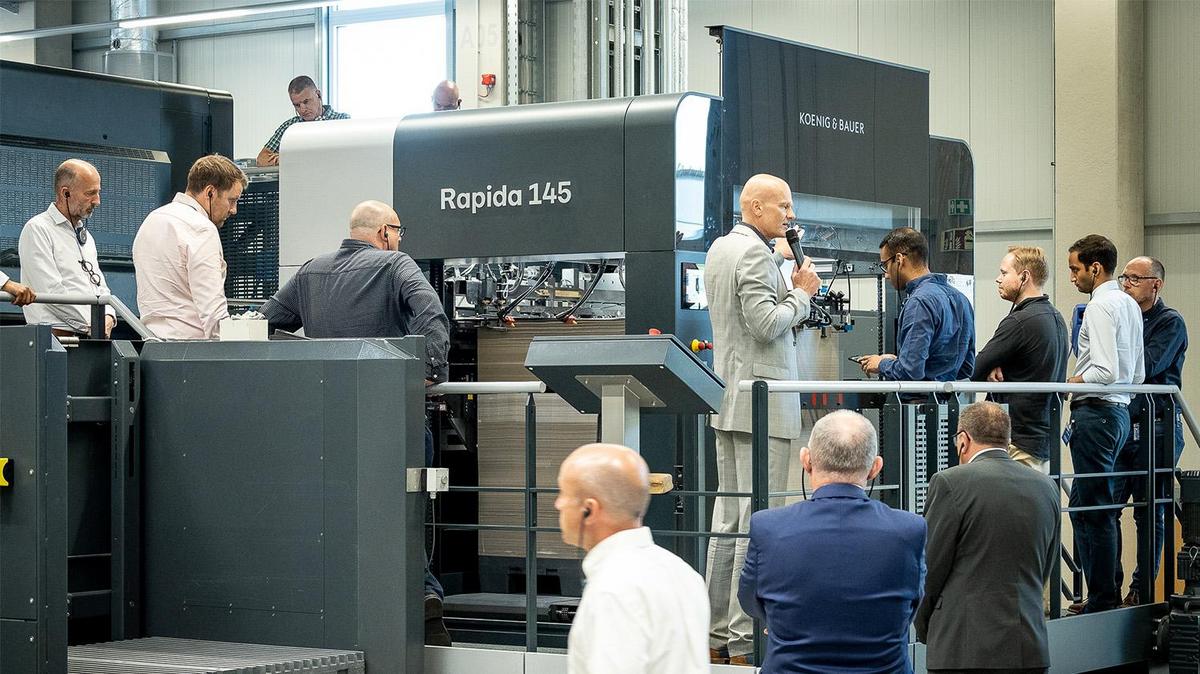 Koenig & Bauer Drupa: Das Koenig & Bauer-Werk in Radebeul feiert Jubiläum